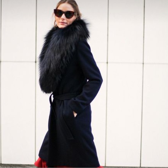 SAM. | Jackets & Coats | Sam Crosby Wool Fur Coat | Poshmark